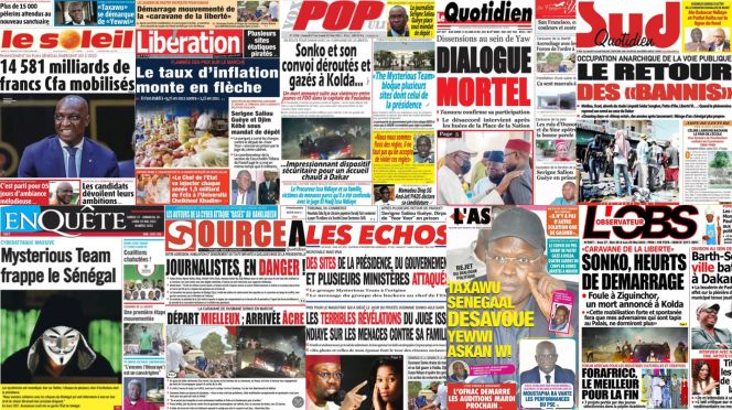 A la « Une » des journaux sénégalais du samedi 27 Mai 2023 - Notre ...
