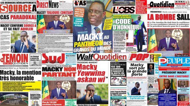 La « Une » des journaux sénégalais du mardi 4 Juillet 2023 - Notre ...