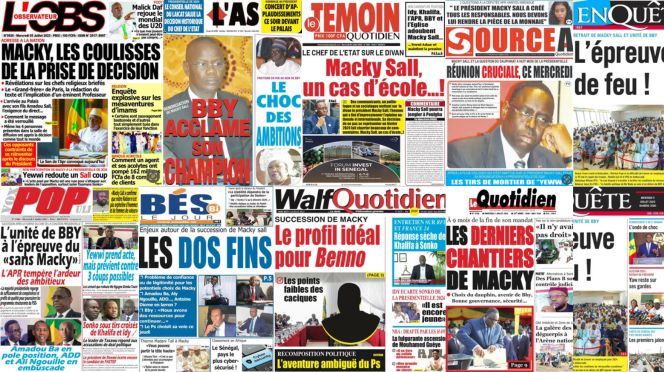 La « Une » des journaux sénégalais du mercredi 5 Juillet 2023 - Notre ...