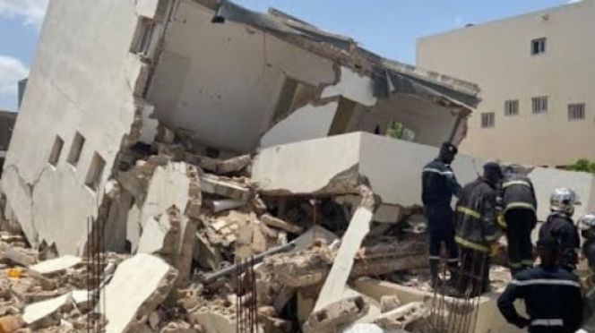 5 morts confirmés : Effondrement d'un immeuble à Sipres Mbao - Notre Continent