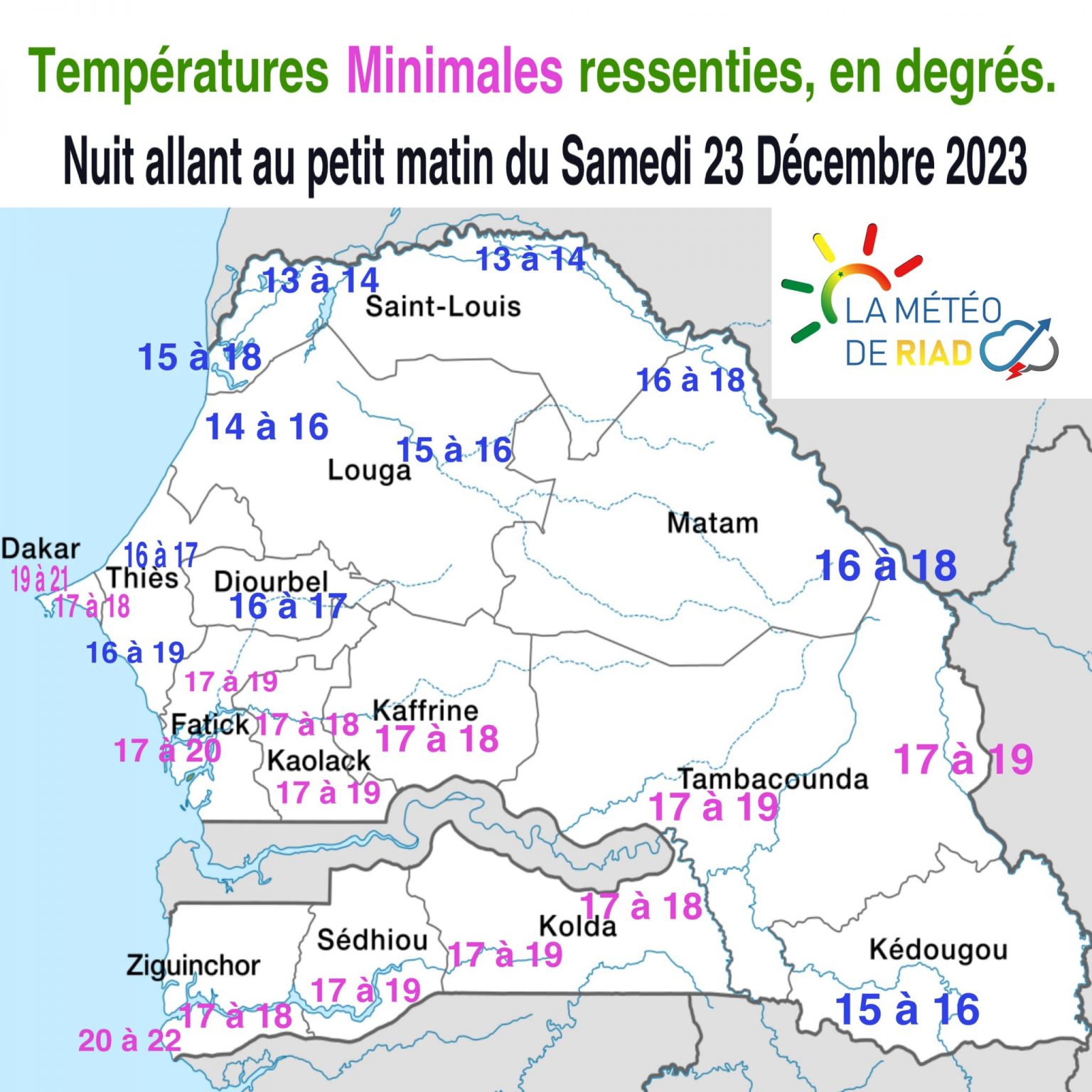 Météo du samedi 23 Décembre 2023 au Sénégal : Dakar et régions - Notre ...