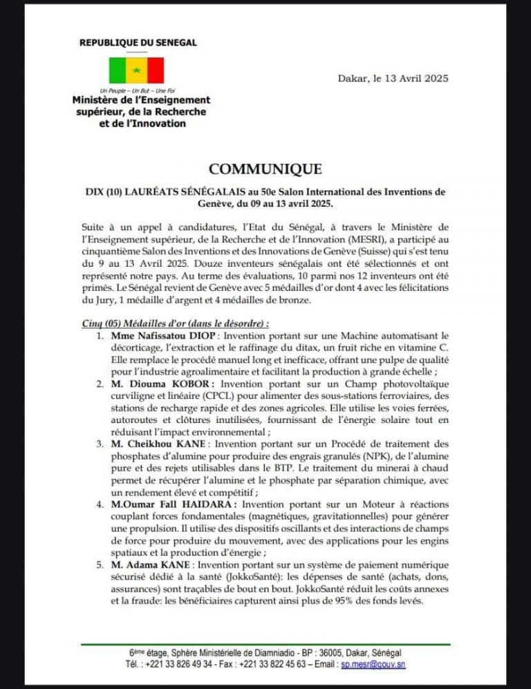 Le Sénégal fait sensation à Genève : Salon international des ...